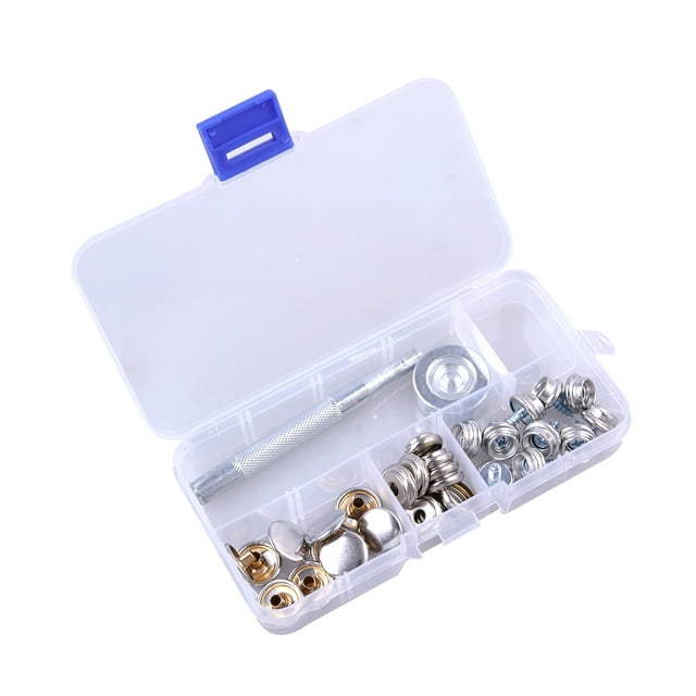 Brass Snap Buttons Set for Clothing Crafts with 10mm Punch Tool and ...