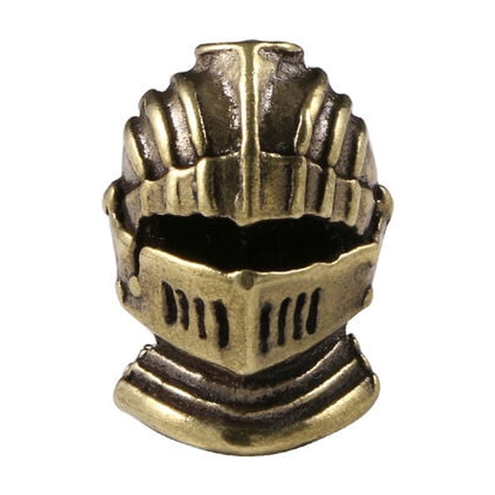 Brass Solid Knight Helmet Figurine Small Statue Home Ornament ...