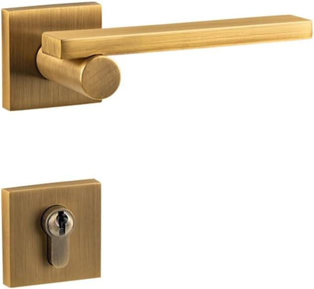 Brass Solid Scandinavian Room Door Wooden Door Lock Bedroom Door Lock ...