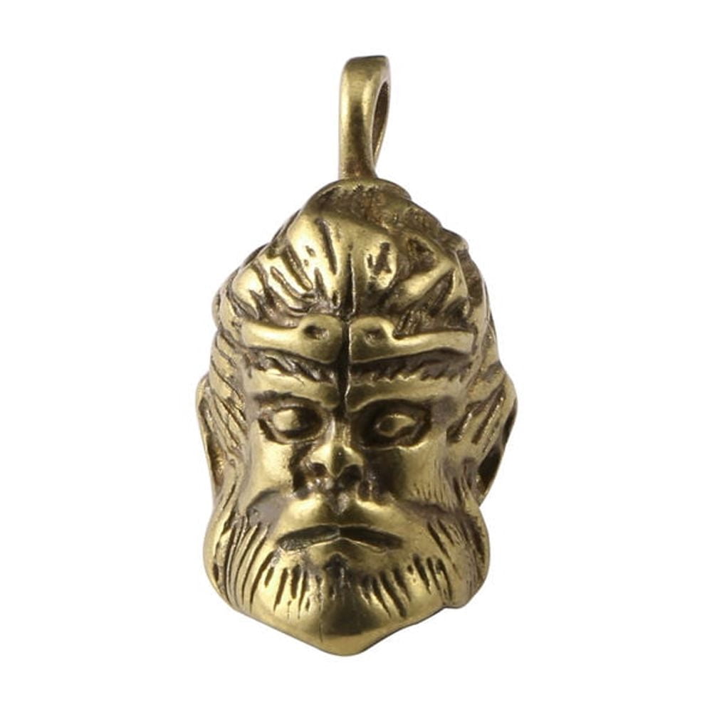Brass Solid Sun WuKong Figurine Pendant Small Statue Home Ornament ...