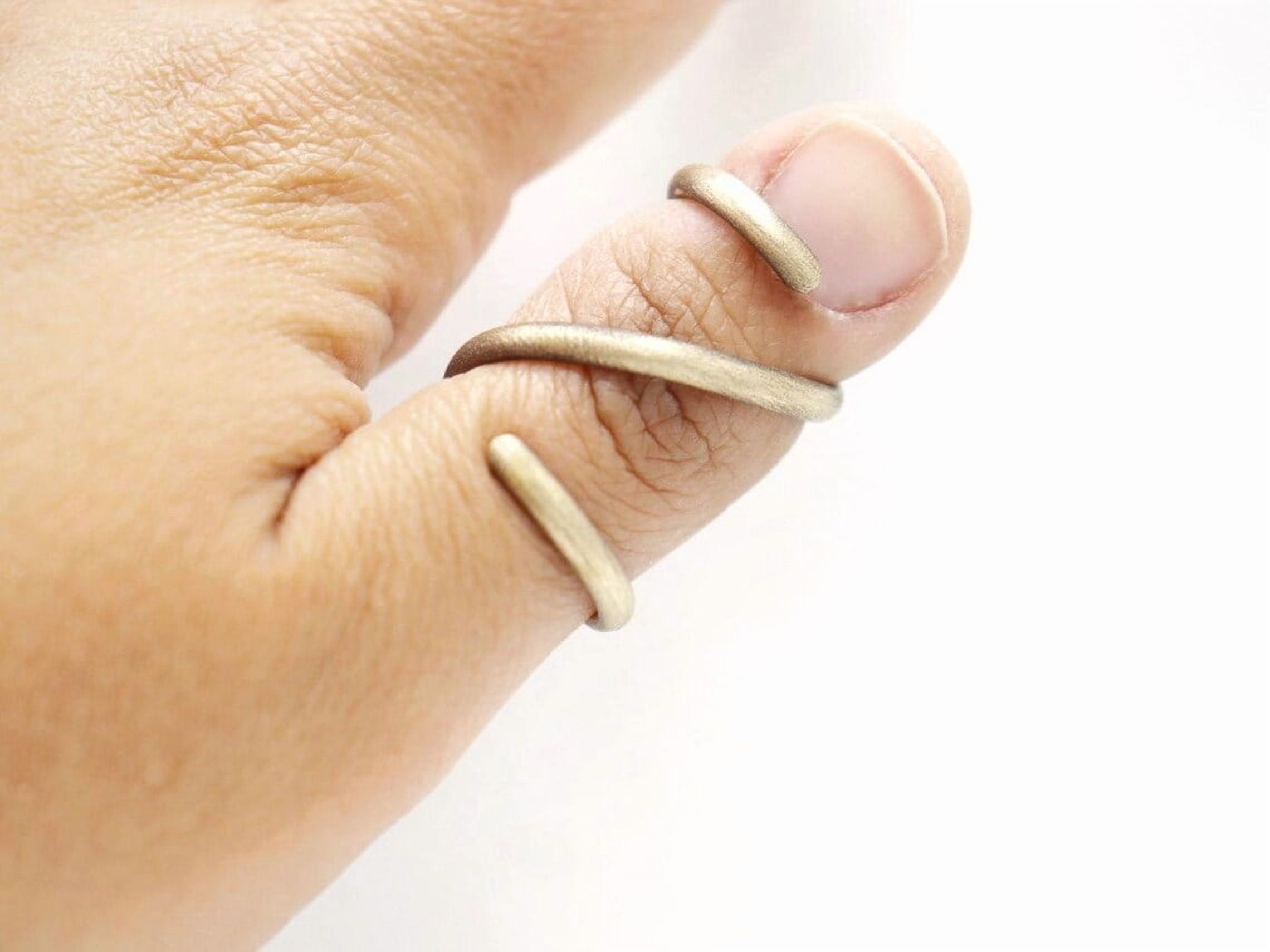 Brass Spiral2 Splint Ring • Spiral Splint Ring • Thumb Splint Ring ...