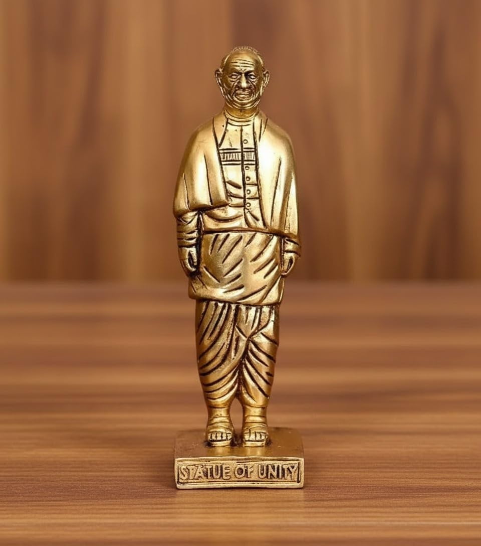 Brass Statue of Unity – Sardar Vallabhbhai Patel Idol for Home & Office ...