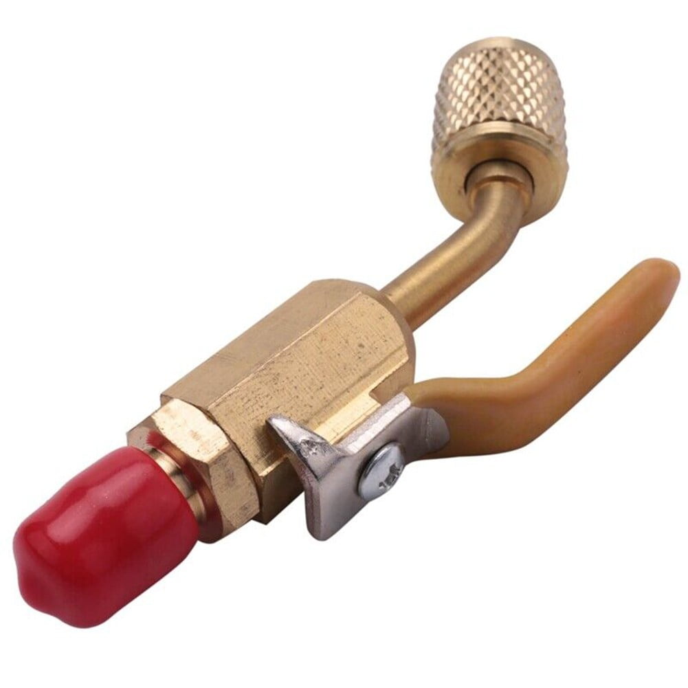 Brass Stop Valve for HVFor AC 14 inch For AC Charging Hoses R410a R134a ...