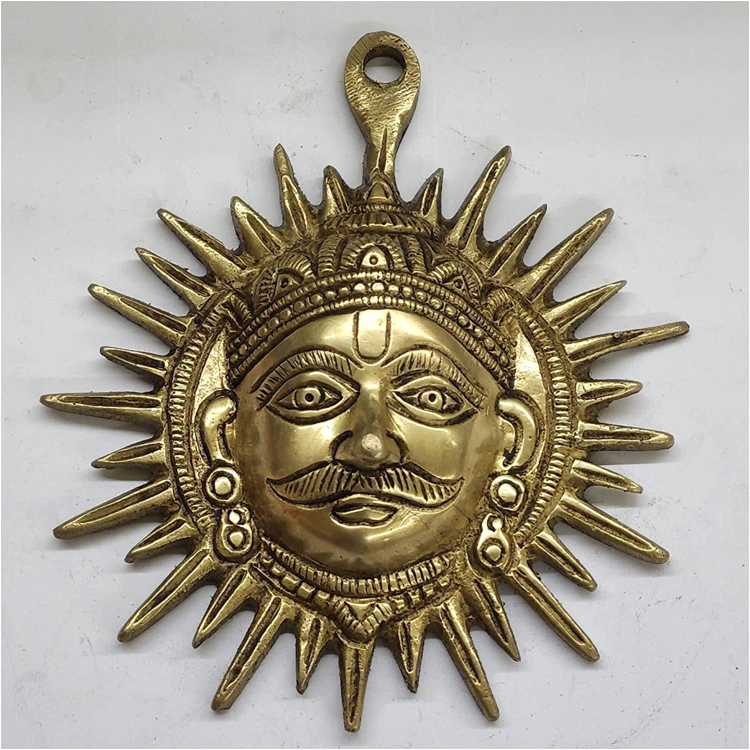 Brass Sun Wall Hanging Vastu Sun Idol Indian Wall Hanging Showpiece ...