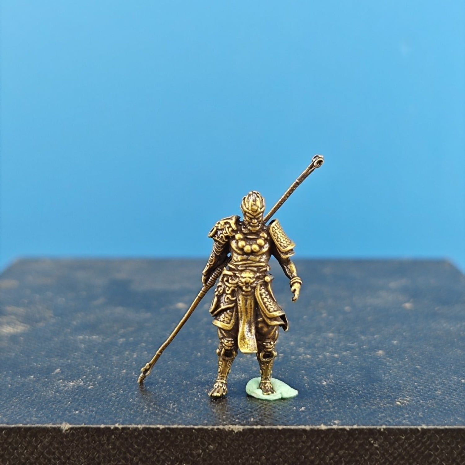 ‌Brass Sun Wukong Sculpture Fish Tank Rockery Bonsai Zen Landscaping ...