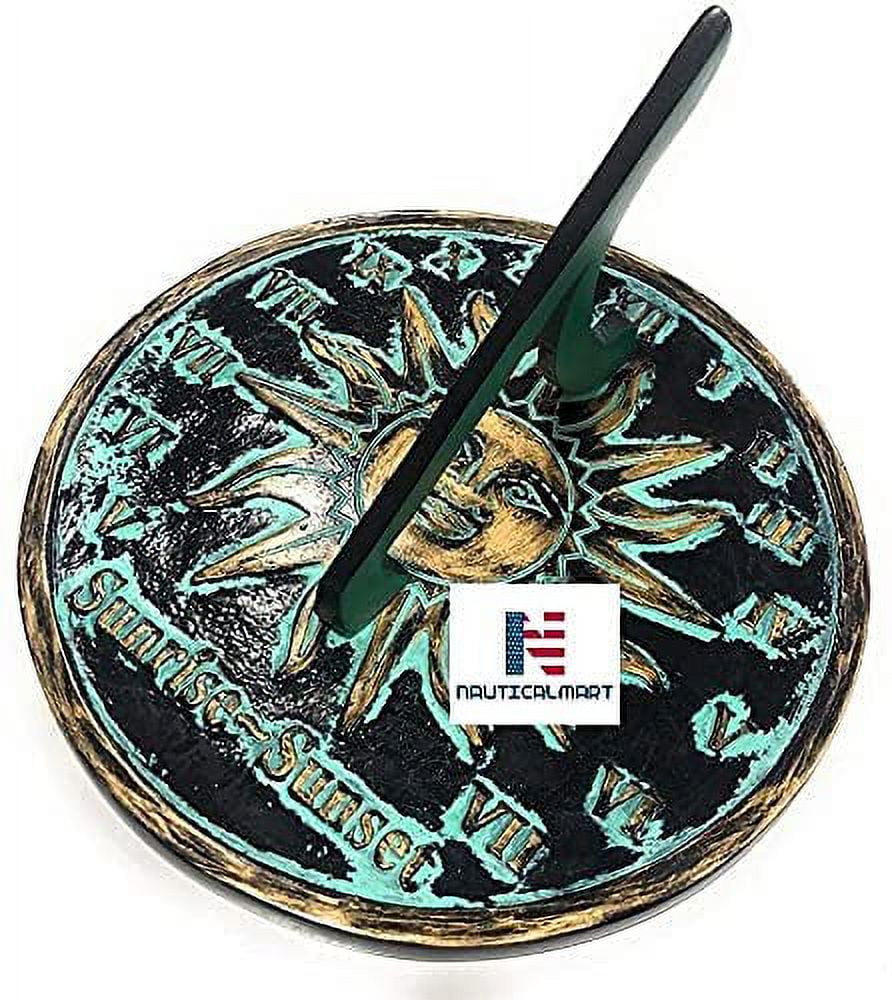 Brass Sunrise/Sunset Sundial Gift - Walmart.com