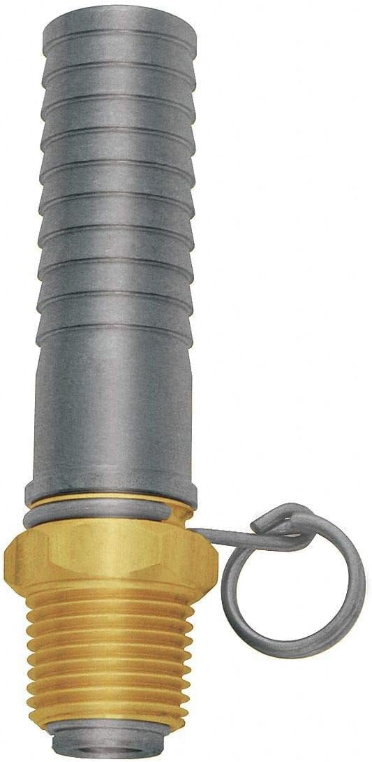 Brass Swivel Hose Adapter, For Use With Nozzles and Hose - N15 ...