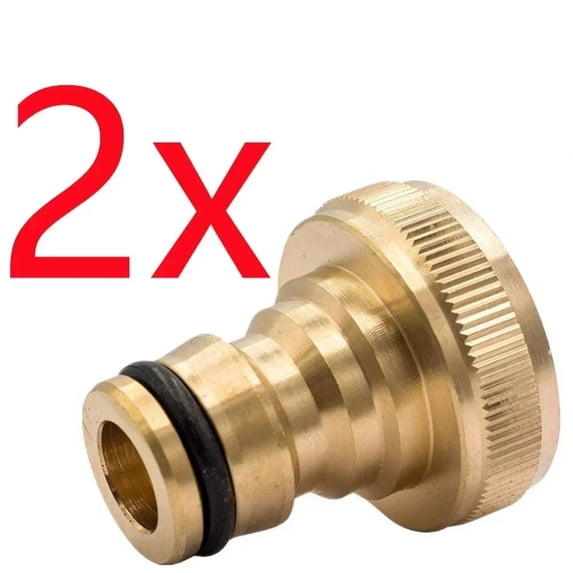 Brass Tap 3/4 Female 1/2 Quick Connector Washing Machine Garden Water ...