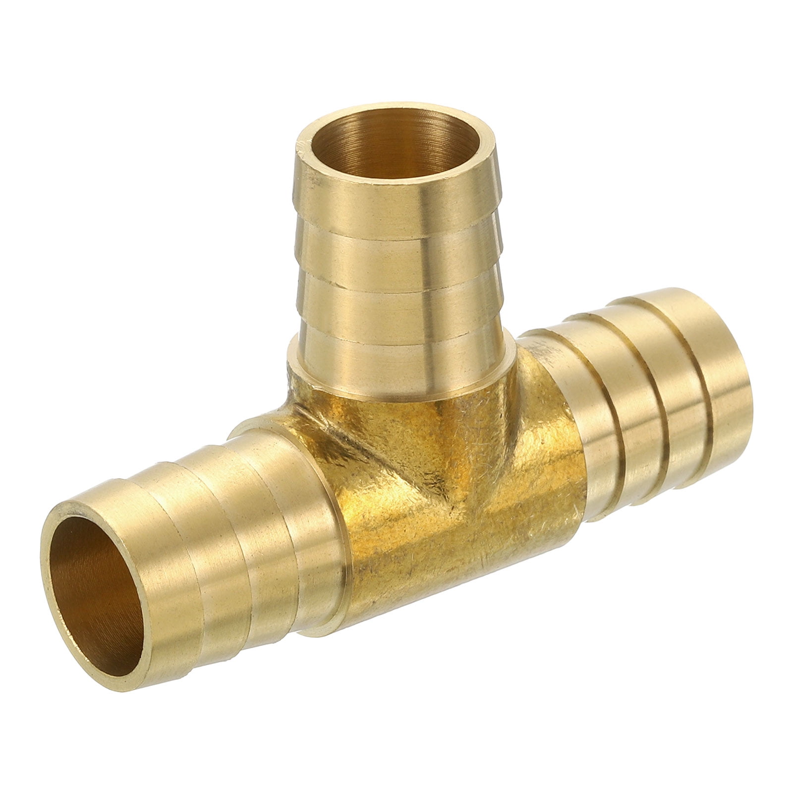 Brass Tee Pipe Fitting, 3/4" 3 Way T-Connector Fitting Coupler Adapter ...