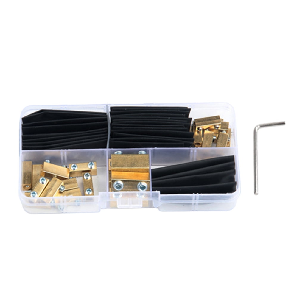 Brass Terminals Block with Heat Shrink Tubing Electrical Connectors for ...