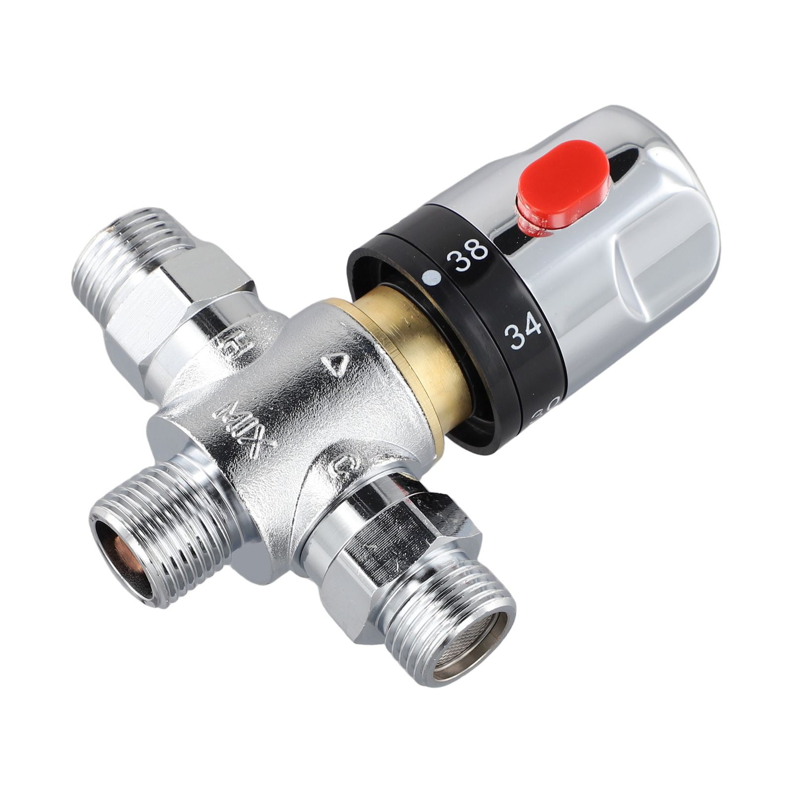 Brass Thermostatic Mixing Valve Constant Water Temperature Shower ...