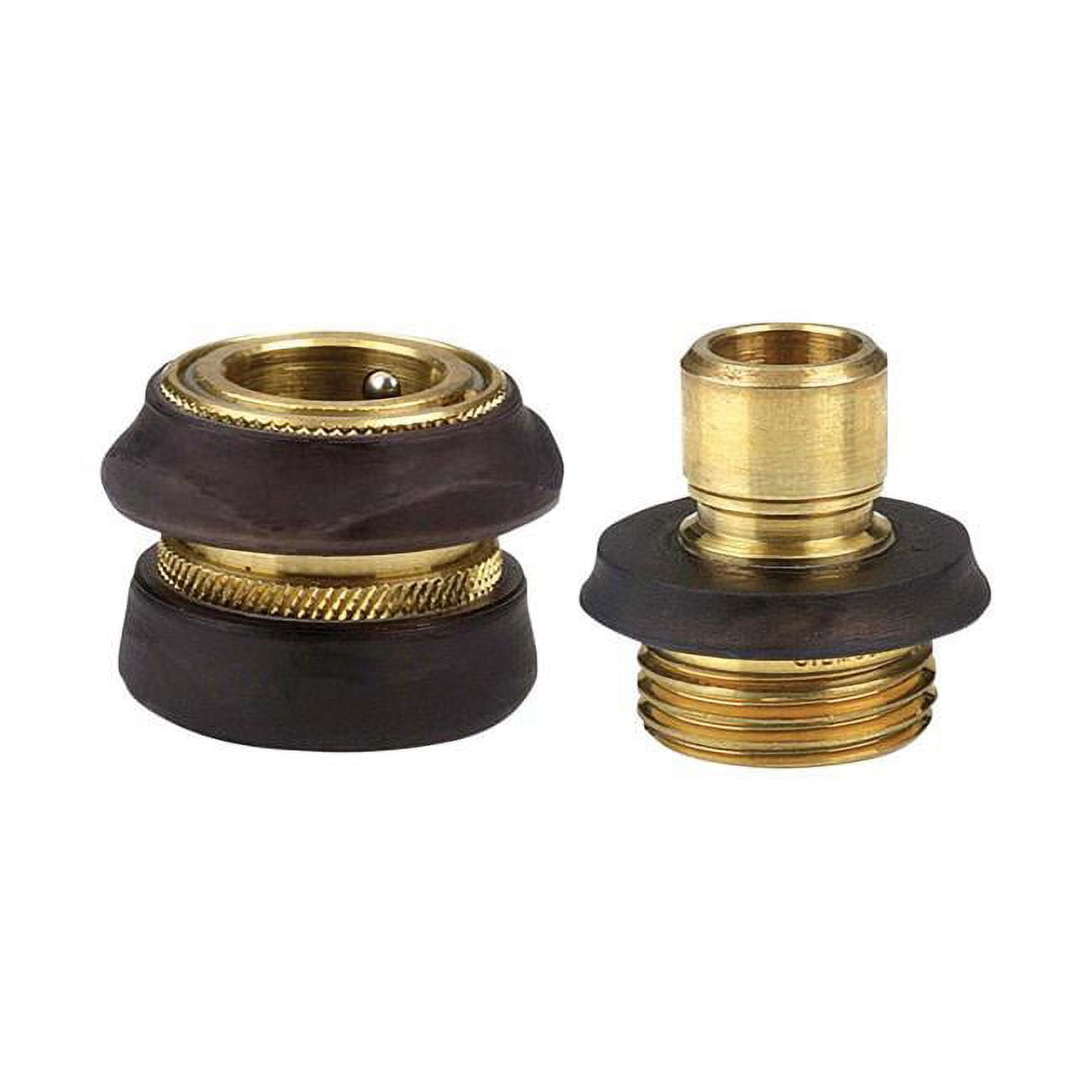 Brass Threaded Male & Female Quick Connector Hose Set - Walmart.com