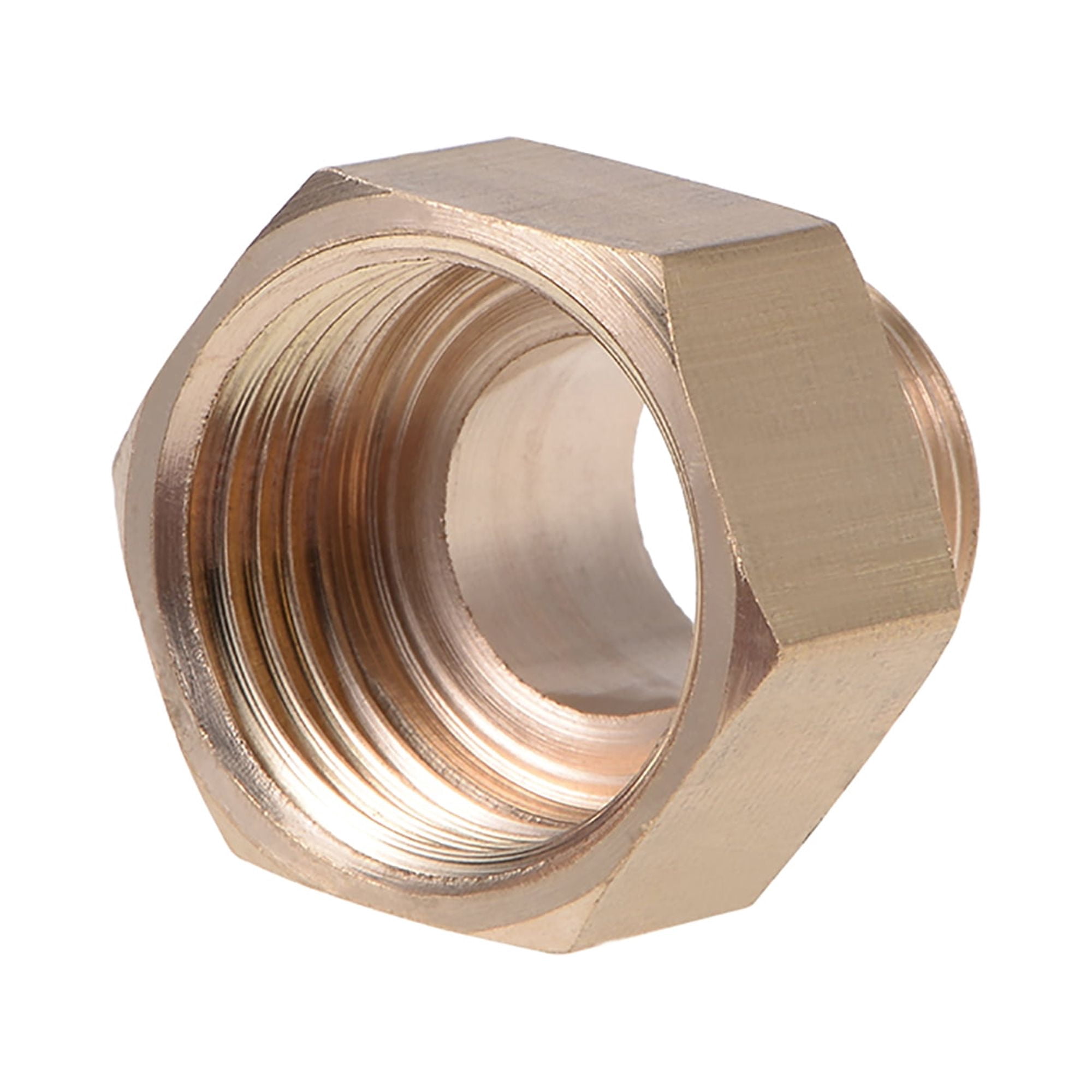 Brass Threaded Pipe Fitting G3/8 Male XG1/2 Female Hex Bushing Adapter ...