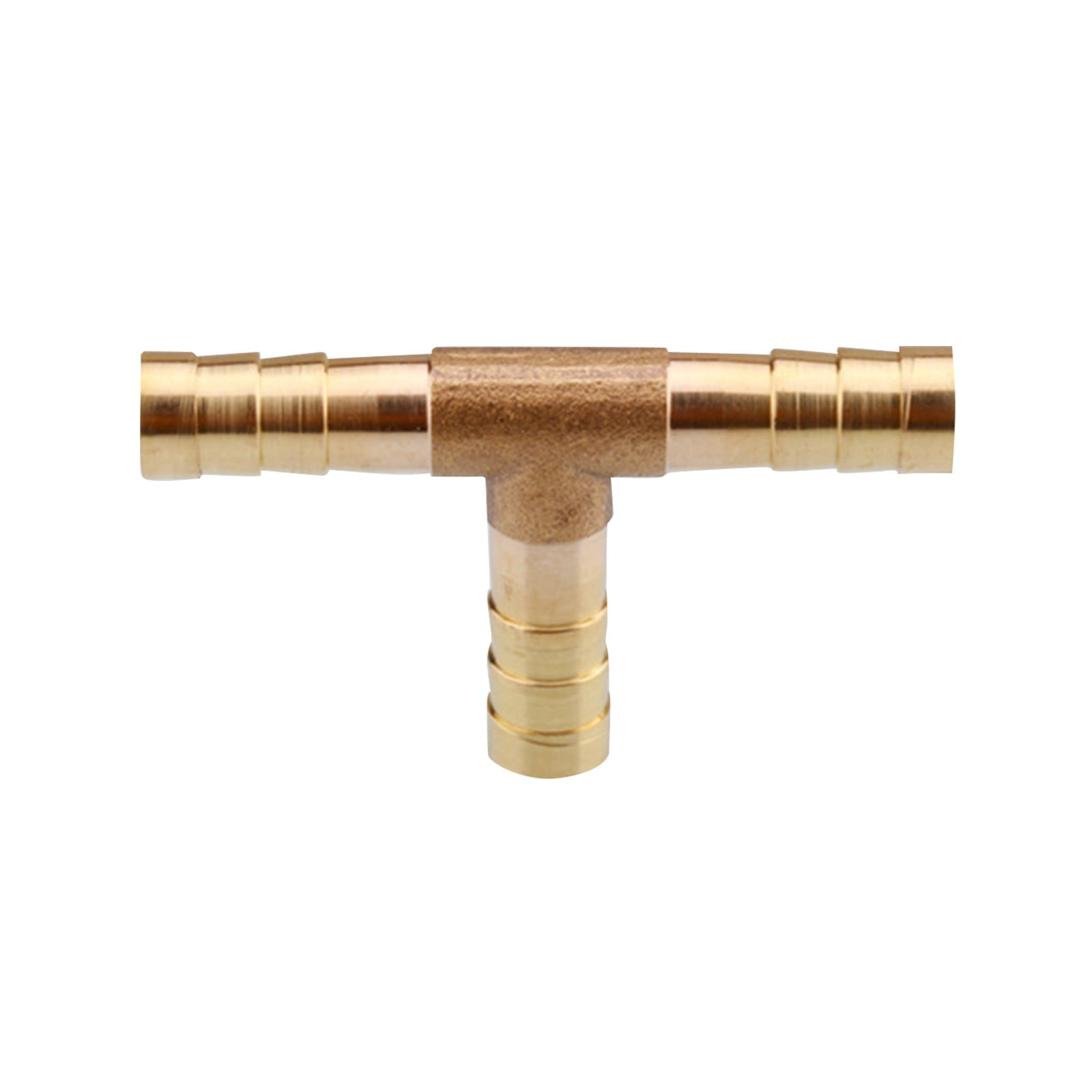 Brass Three-Way Gas Pipe Connector - 8MM Size, T-Shaped, Heat-Resistant ...