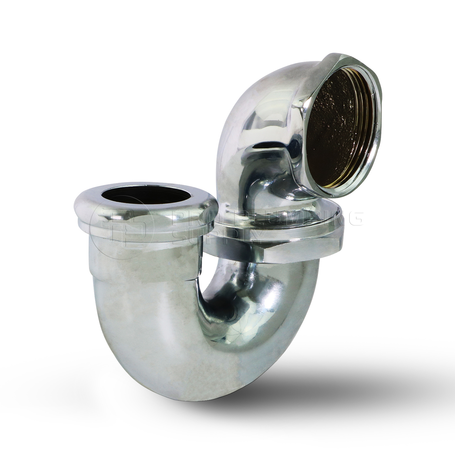 Brass Trap LA Pattern 1-1/2" IPS x 1-1/4" Basin Sink Waste Trap, Chrome ...