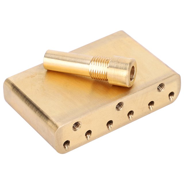 Brass Tremolo Block with Shake Base 63mm for SQ CV Guitar Bridge ...