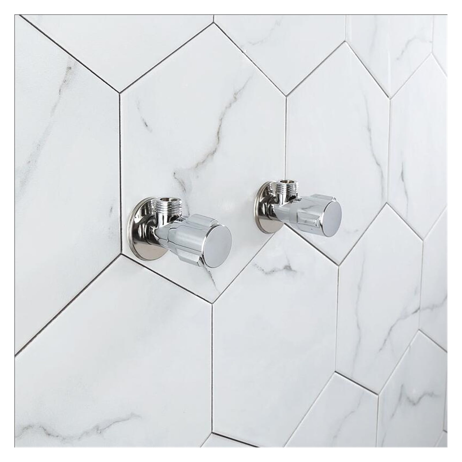 Brass Triangle Valve Water Control Valve Gold Corner Valve Bathroom Tap ...