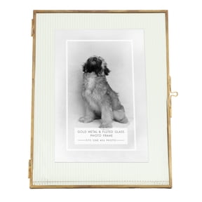 Better Homes & Gardens Gold Metal and Glass Float Frame 7x9 to 5x7 ...