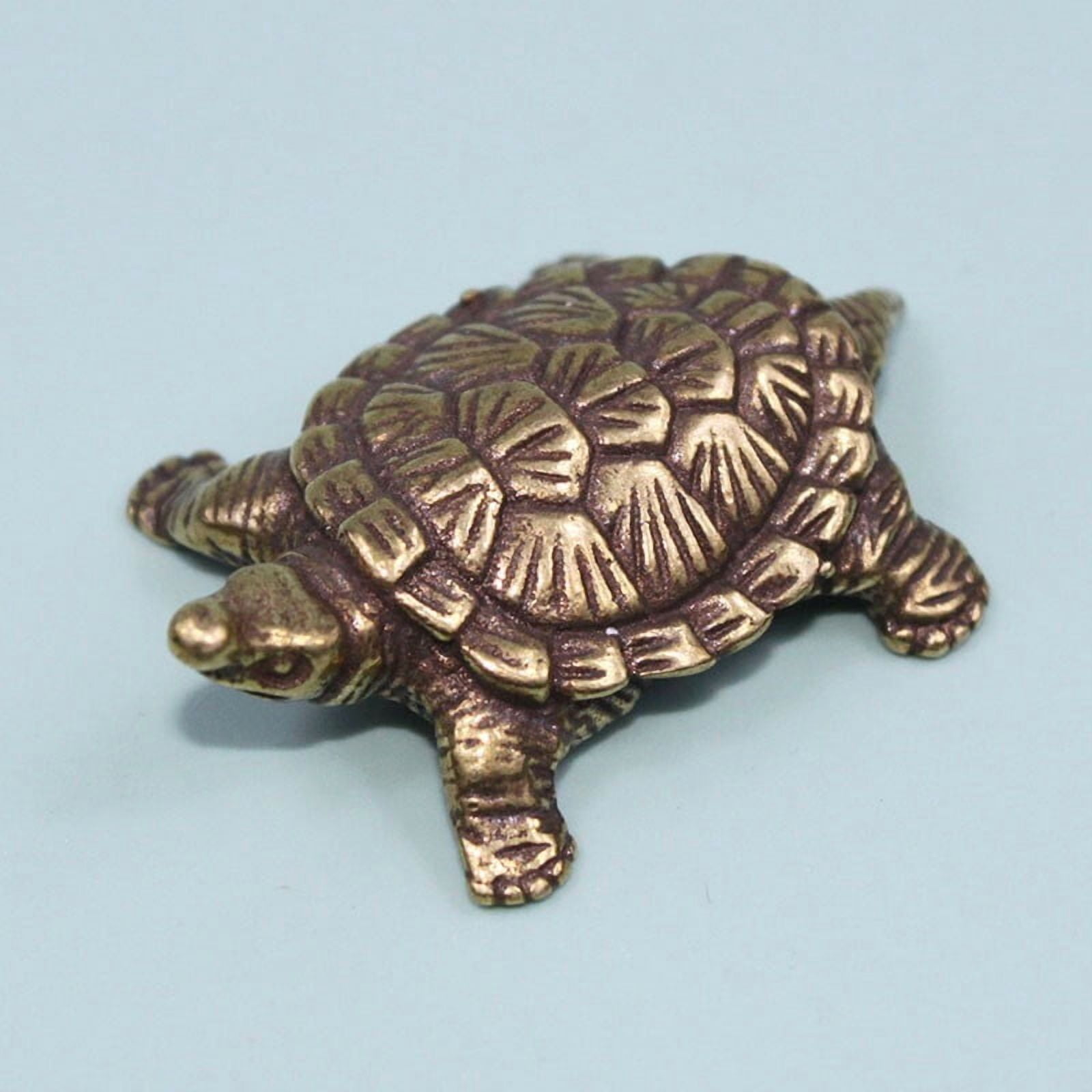 Brass Turtle Statue Animal Statue Toy House Tabletop Decoration ...
