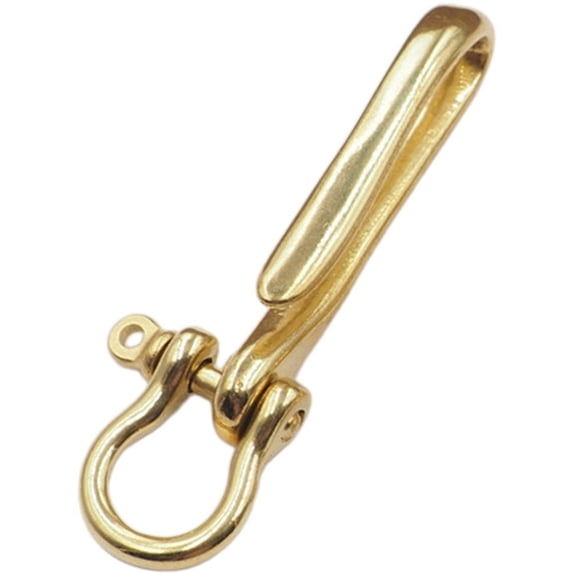 Brass U Hook Clasps and Brass Shackles Clasps Hook Car Keychain Keyring ...