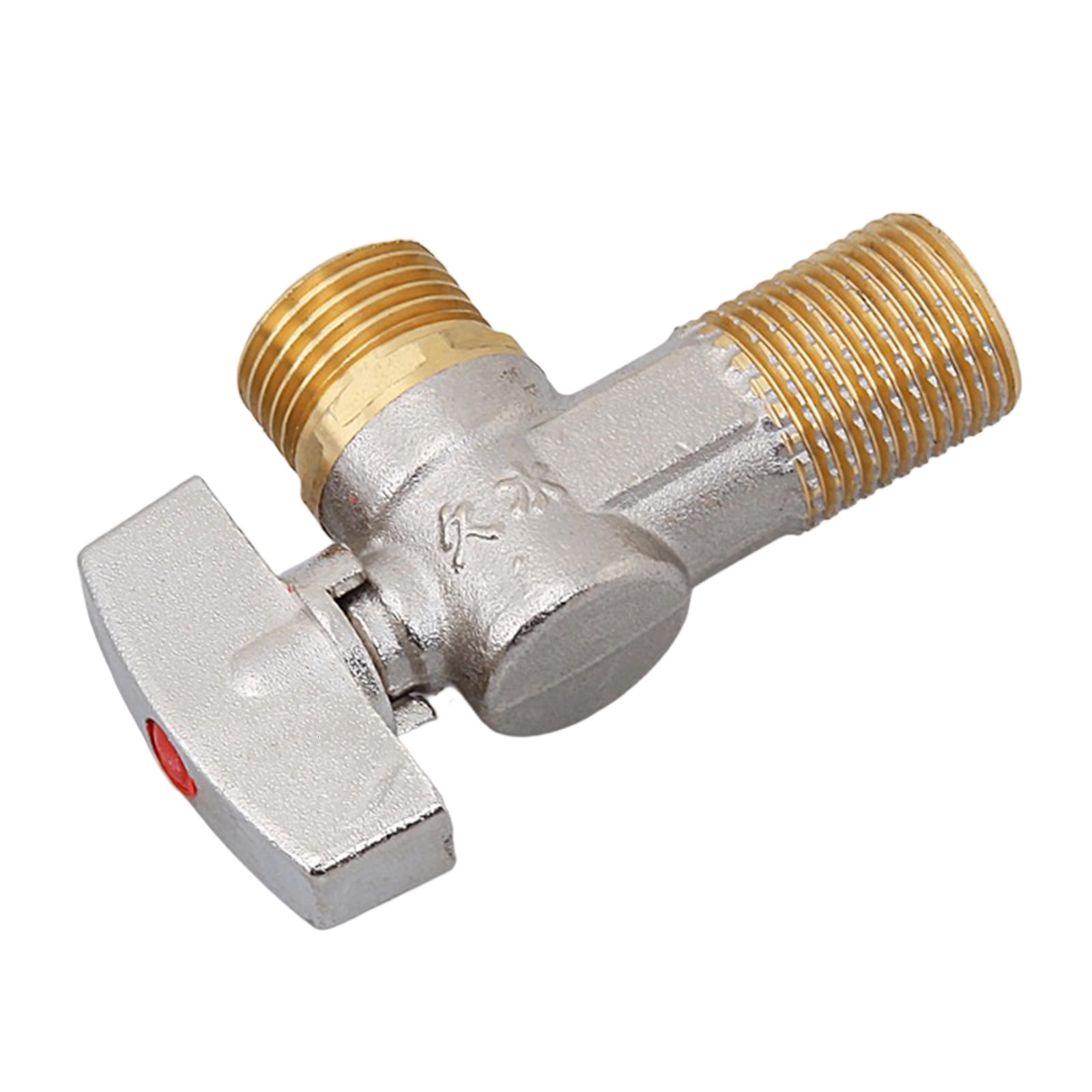 Brass Valves for Kitchen and Bathroom 1/4 Turn 1/2Inch Inlet Outlet ...