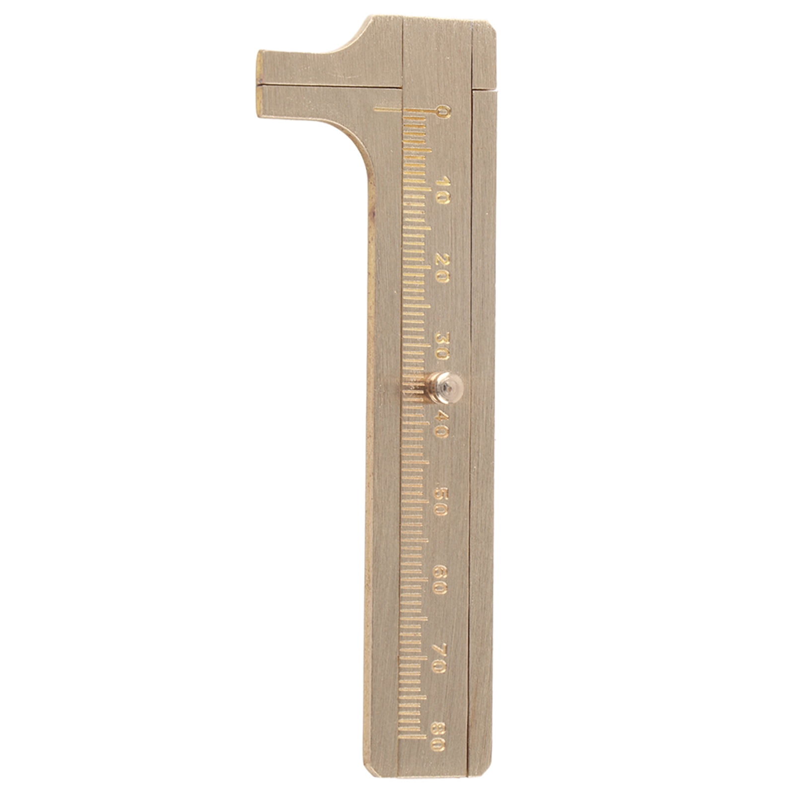Brass Vernier Caliper Jewelry Measuring Tool, 8cm Walnut Wood Handle ...