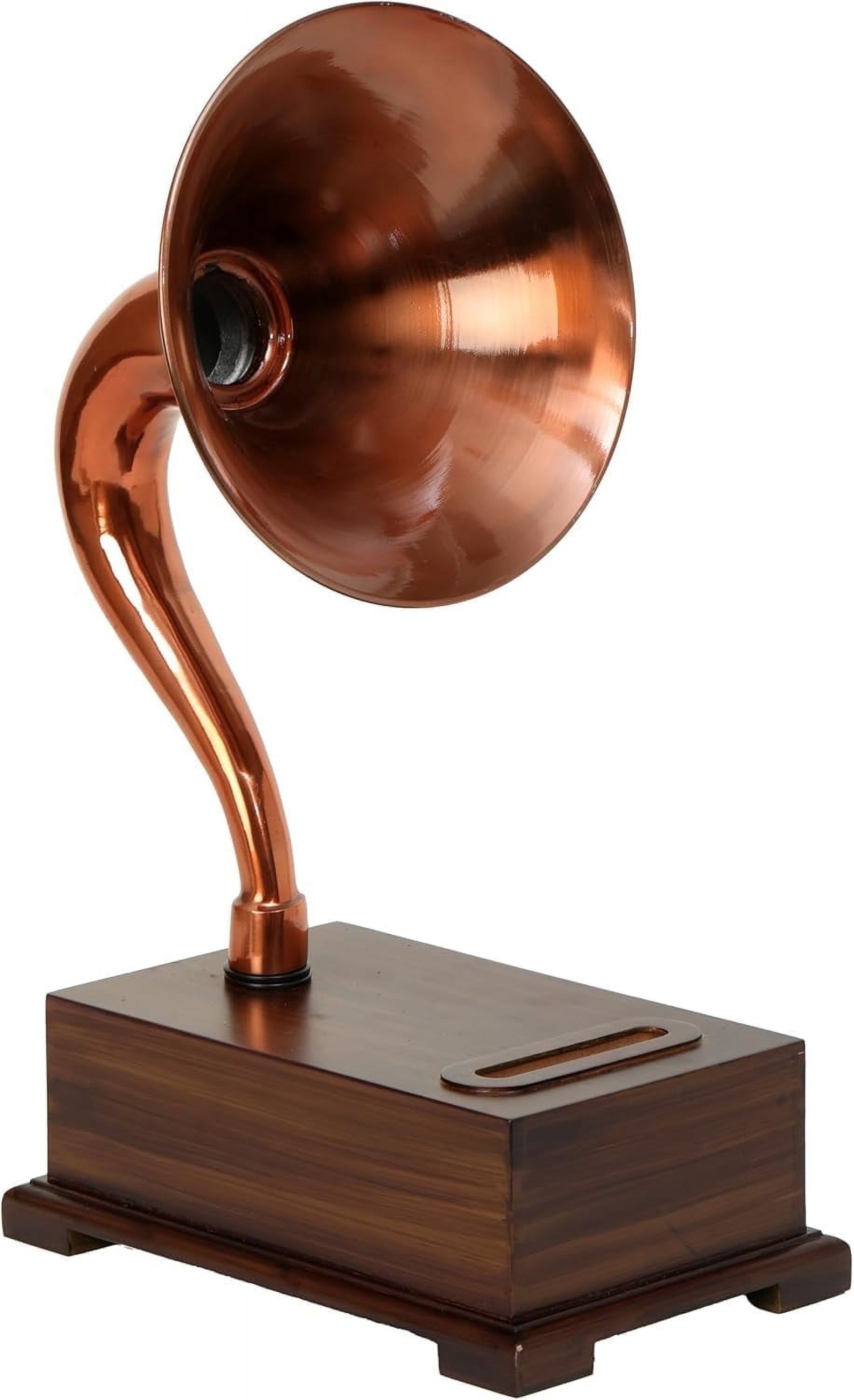 Brass Vintage Gramophone Copper Antique Design Vintage Collection ...