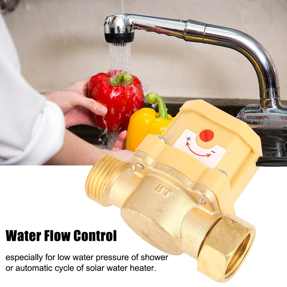 Brass Water Flow Control Sensor Switch G1/2 Female Male Thread for Pump ...