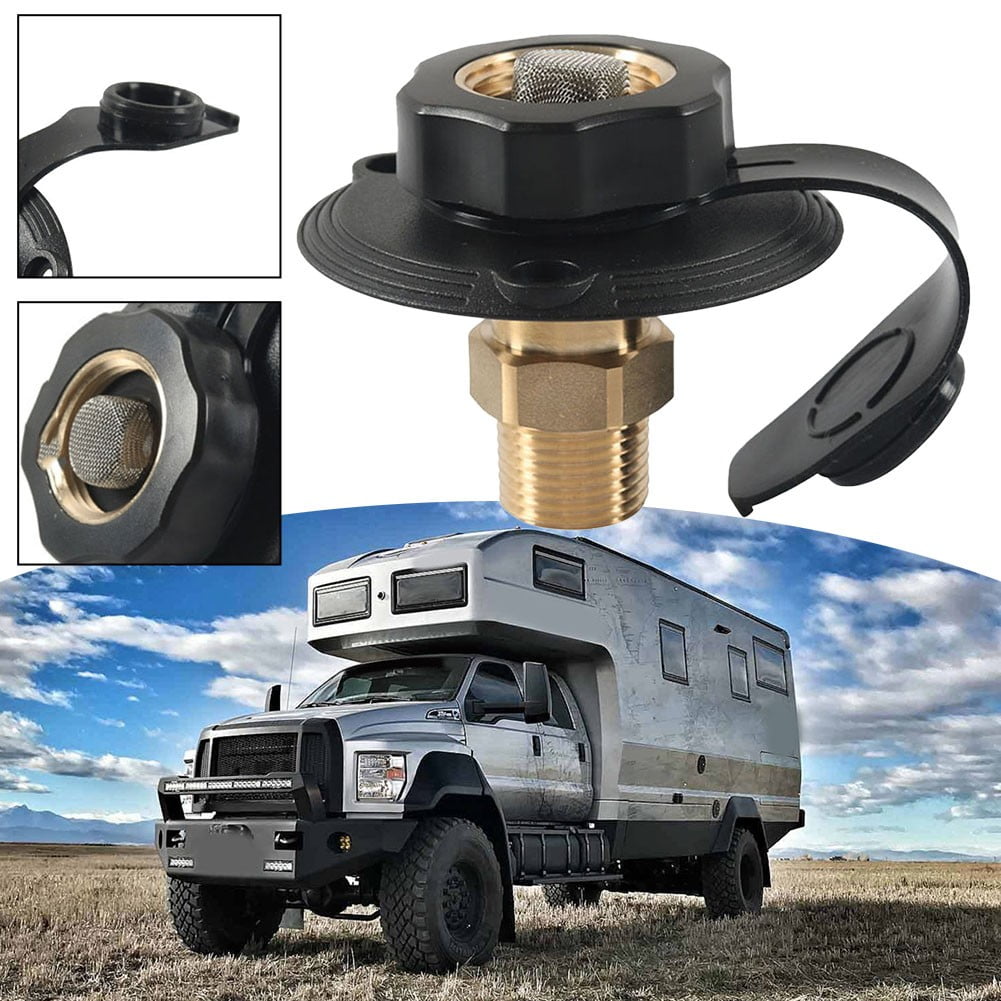 Brass Water Inlet Unidirectional Water Valve Water Inlet With Connector ...