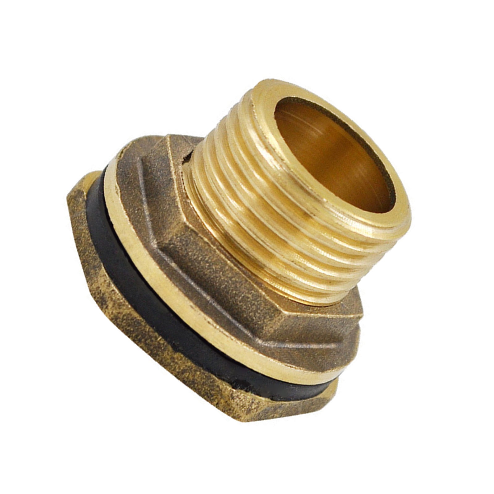 Brass Water Tanks Adapter With Threaded Connection For Container Rain ...