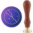Brass Wax Seal Stamp with Handle for DIY Scrapbooking Taurus 3.5x1.18 ...