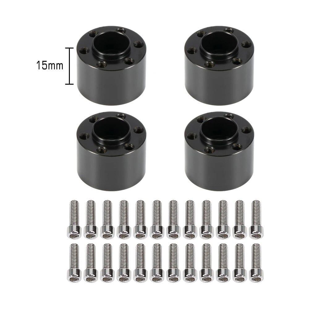 Brass Weights 12mm Hex Hub Wheels Rim Adapter for 1/10 1/8 RC Crawler ...