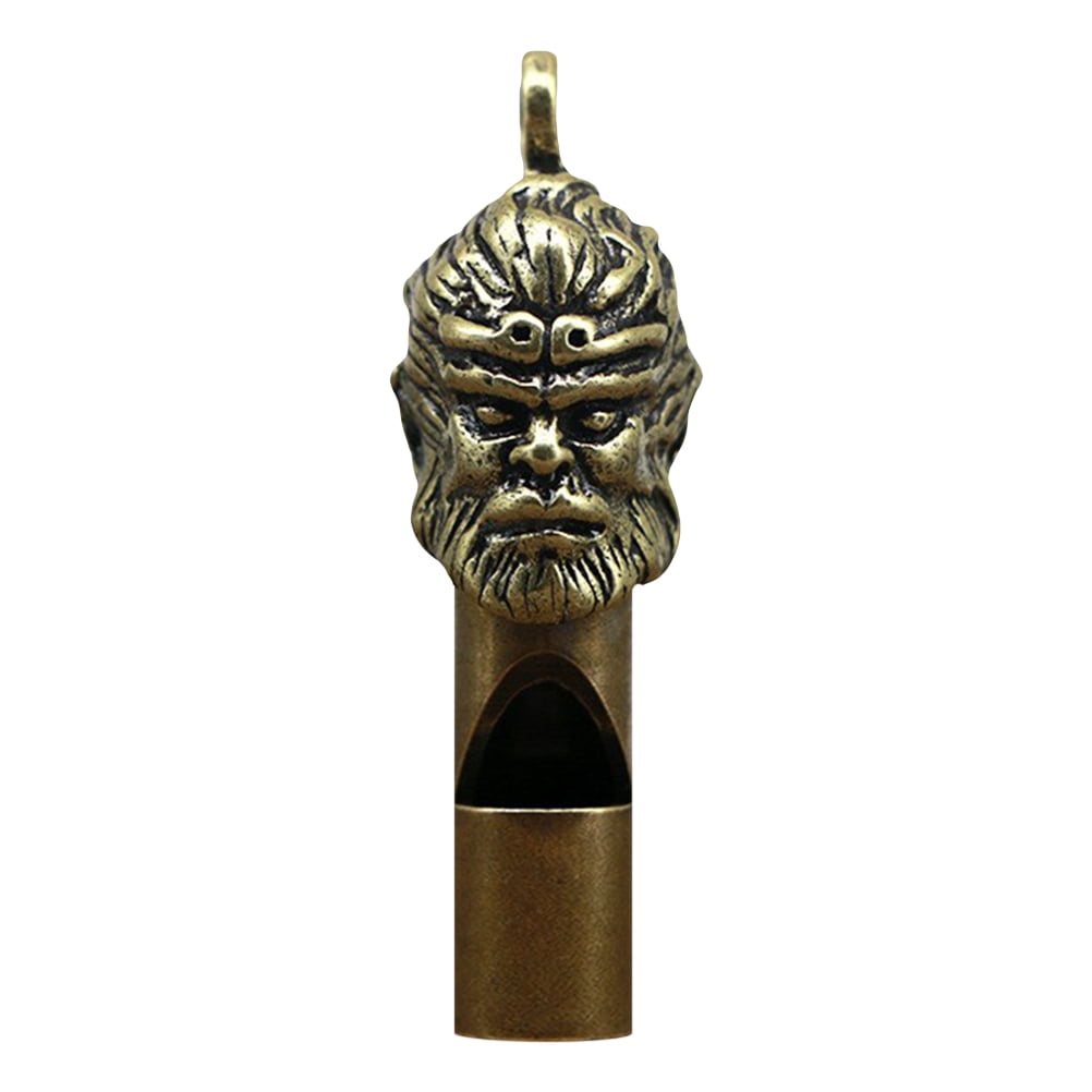 Brass Whistle Monkey Man Head Whistle Emergency Whistle Outdoor ...