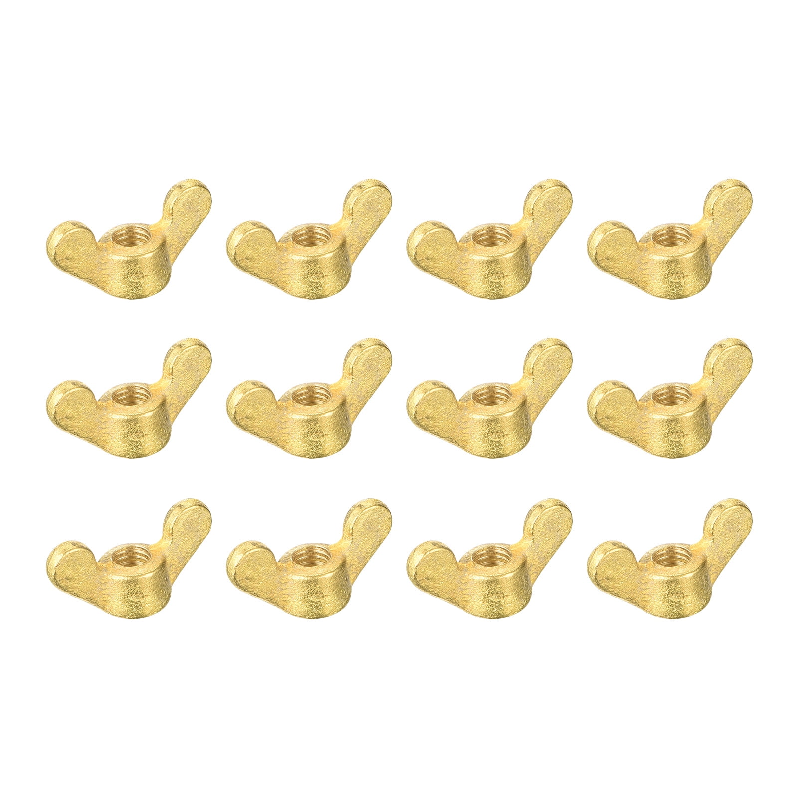 Brass Wing Nuts, M6 Butterfly Nut Hand Twist Tighten Fasteners for ...
