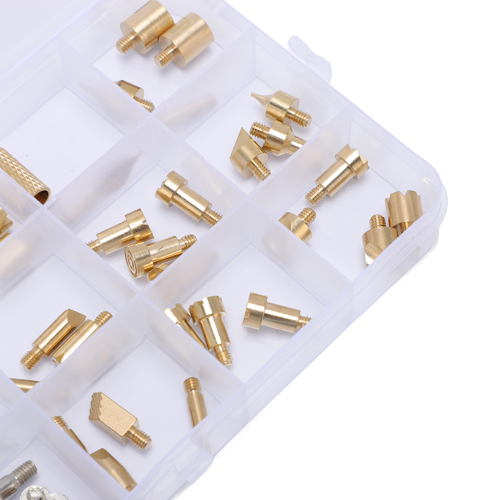 Brass Wood Burning Tool Set, 110 Piece Kit With Letters, Numbers ...