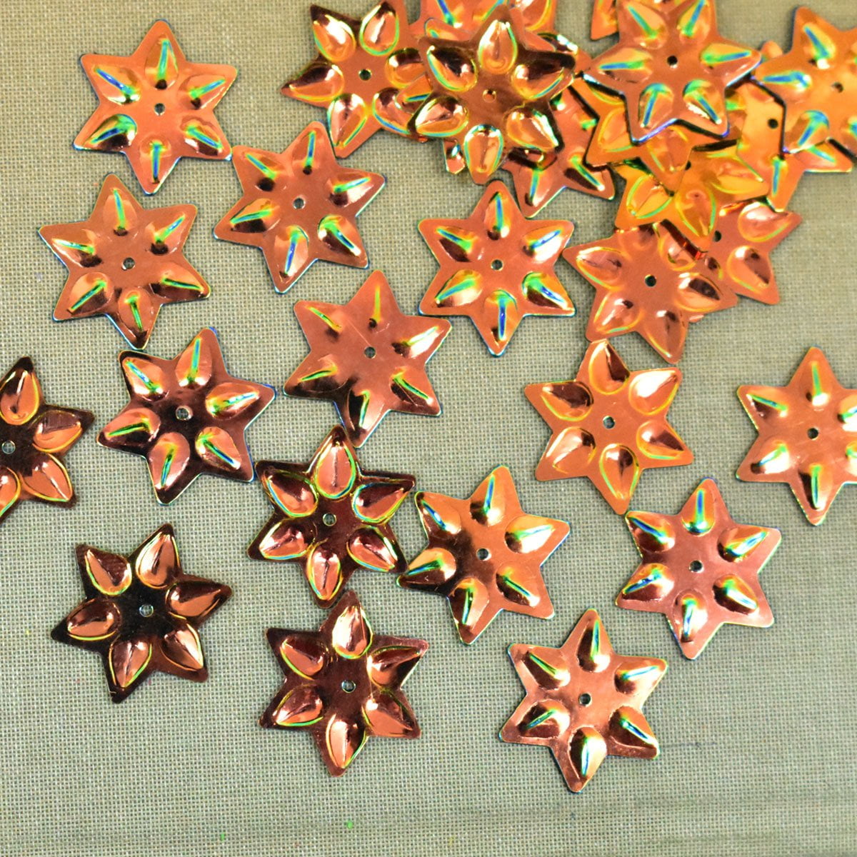 Brass World 20MM Star Shape Sequins Sitara for Craft, Embroidery, and ...