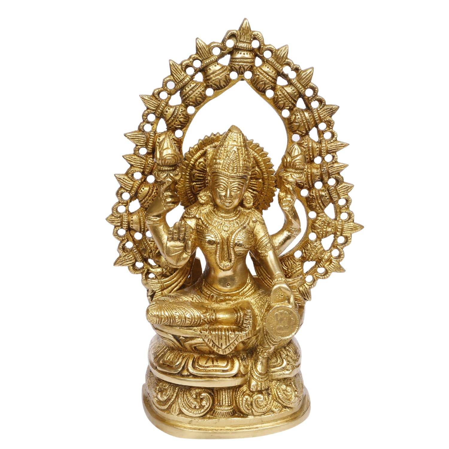 Brass World Brass Lakshmi Devi Idol Statue for Home Puja Goddess Laxmi ...