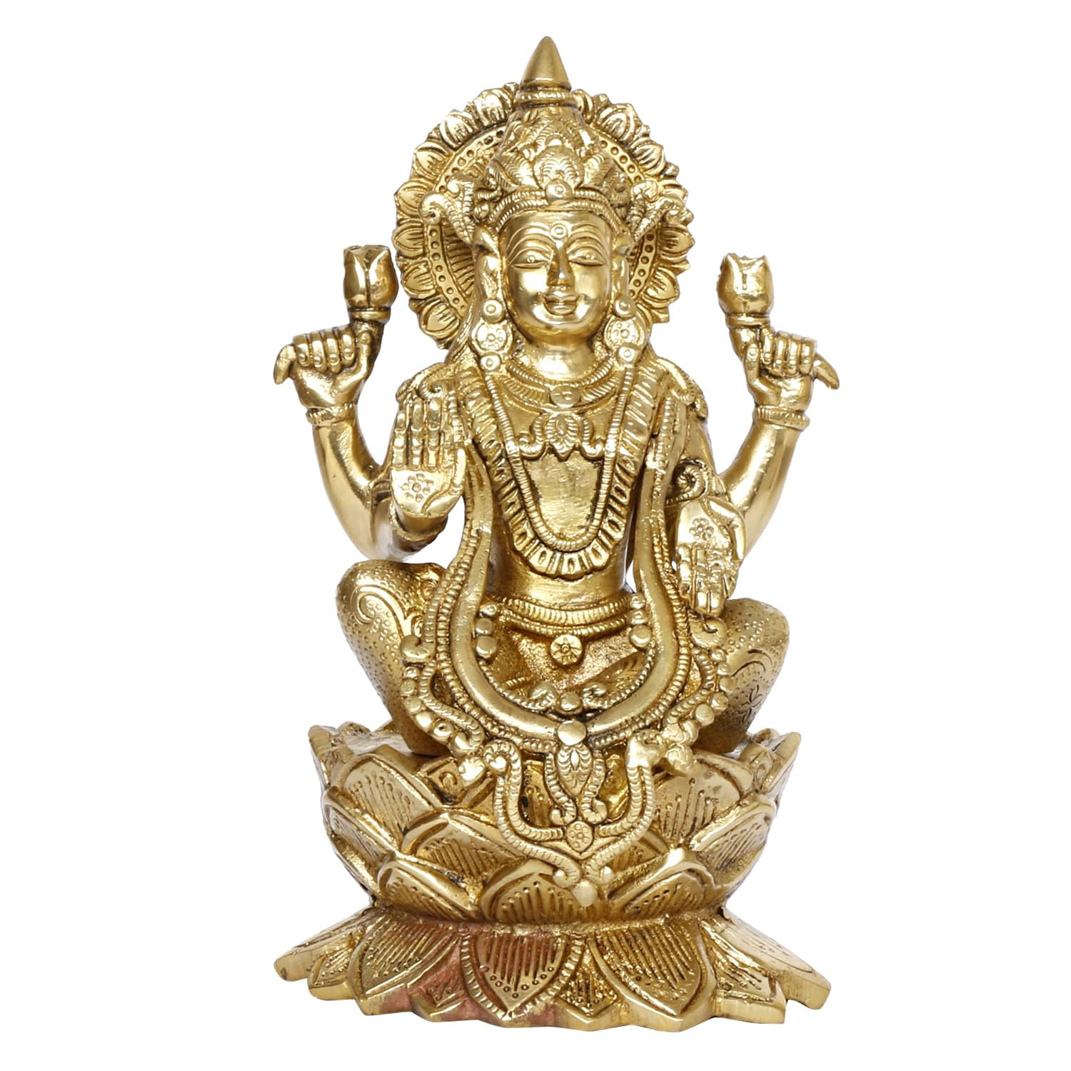 Brass World Brass Laxmi Murti Lakshmi Idol Luxmi Goddess Lakshmi ...
