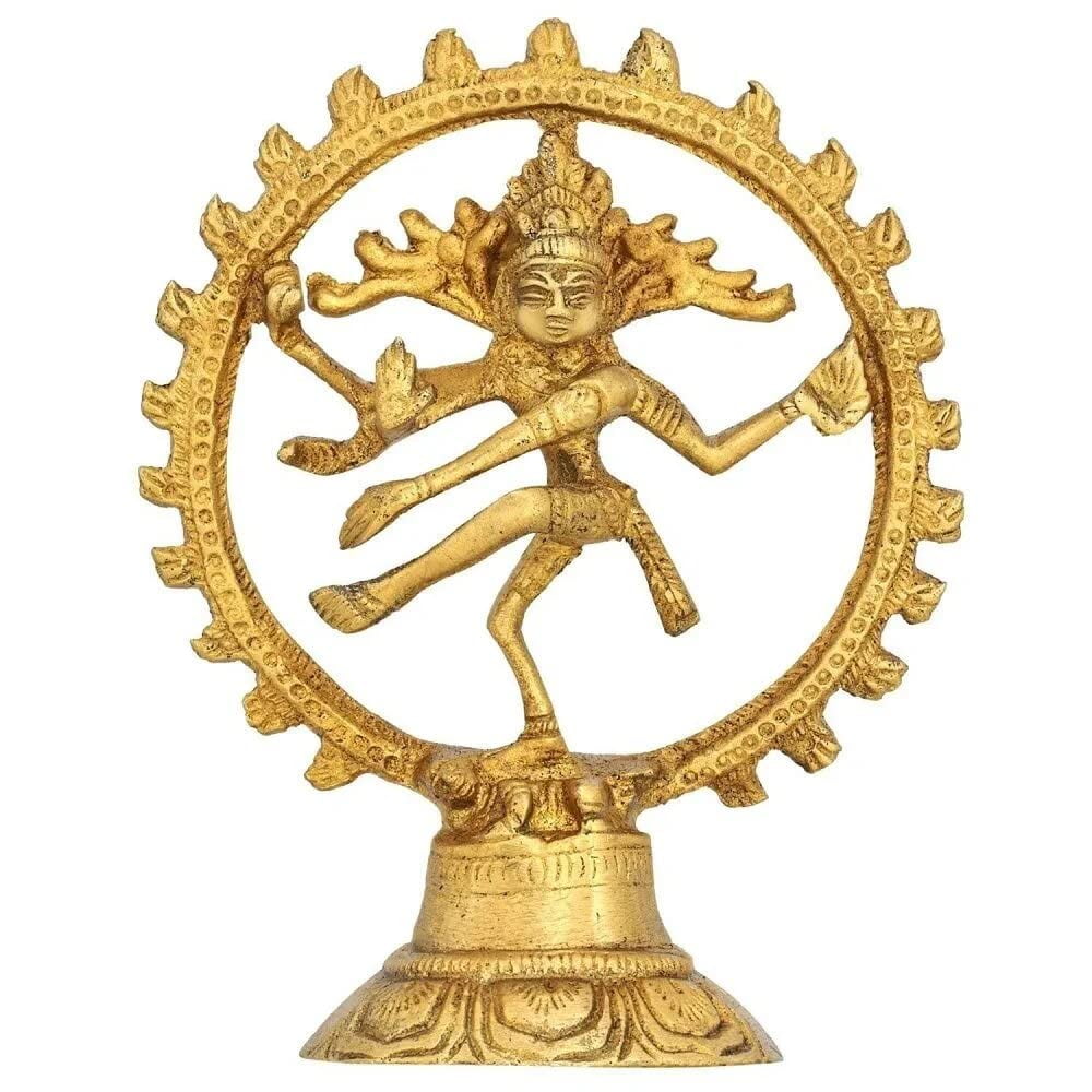 Brass World Brass Metal Natraj Dancing God Shiva Idol Nataraja Dance ...
