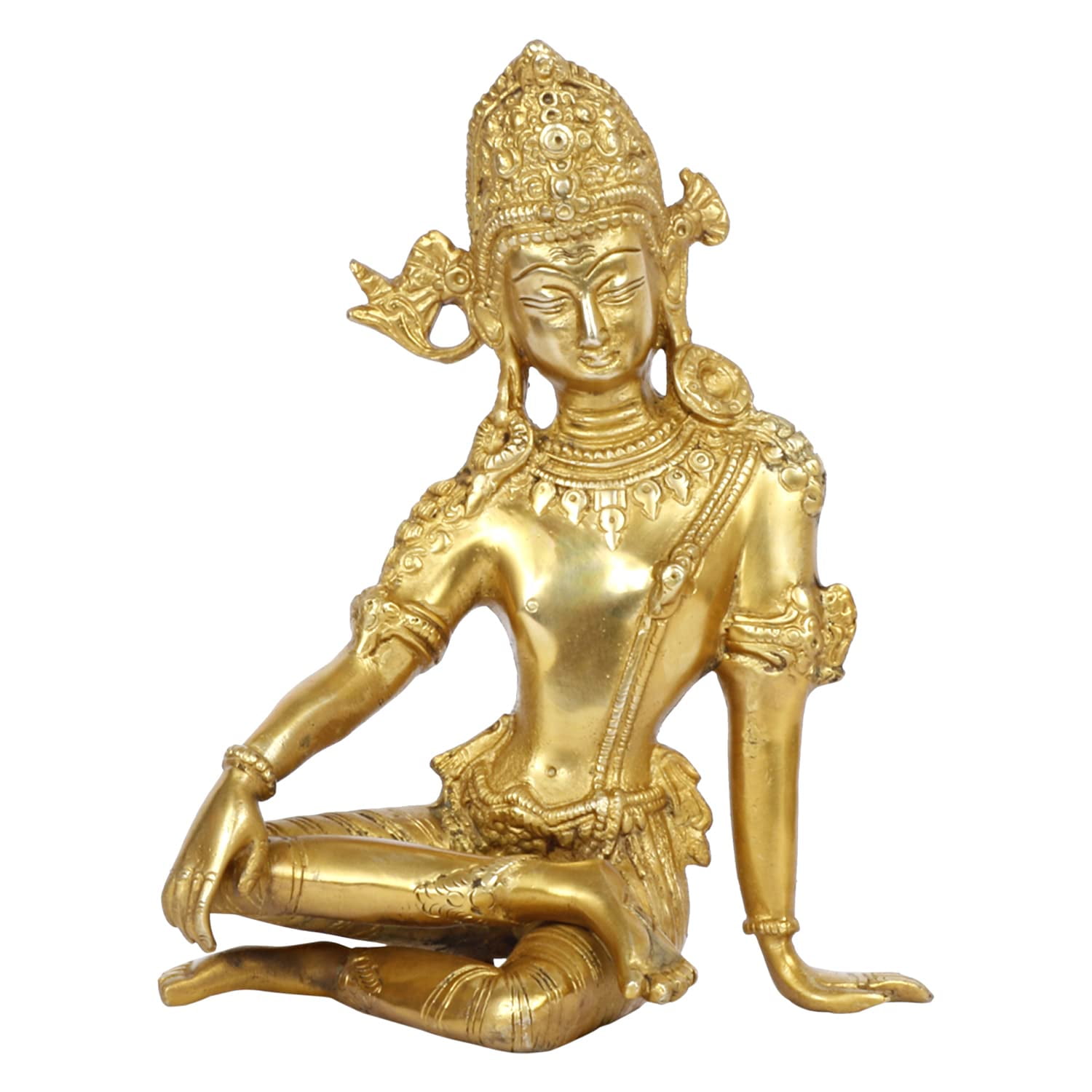 Brass World Brass Murti of Lord Indra Dev Mahavastu Rain God , Inder ...