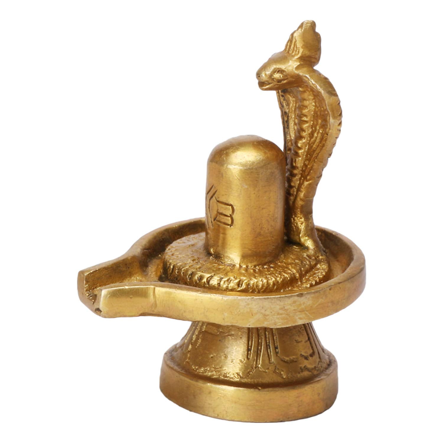 Brass World Brass Shivling with Snake Shiv Lingam Statue Snake Idols of ...