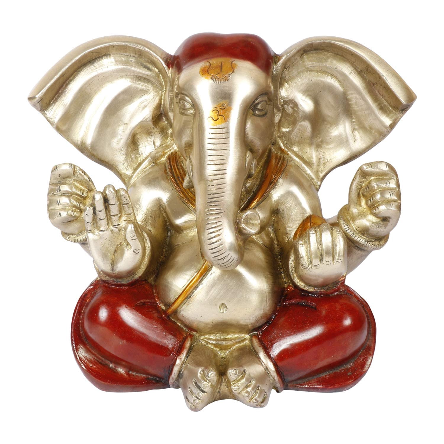 Brass World Brass Lord Ganesha Bhagwan with Large Ears Mangalkari ...