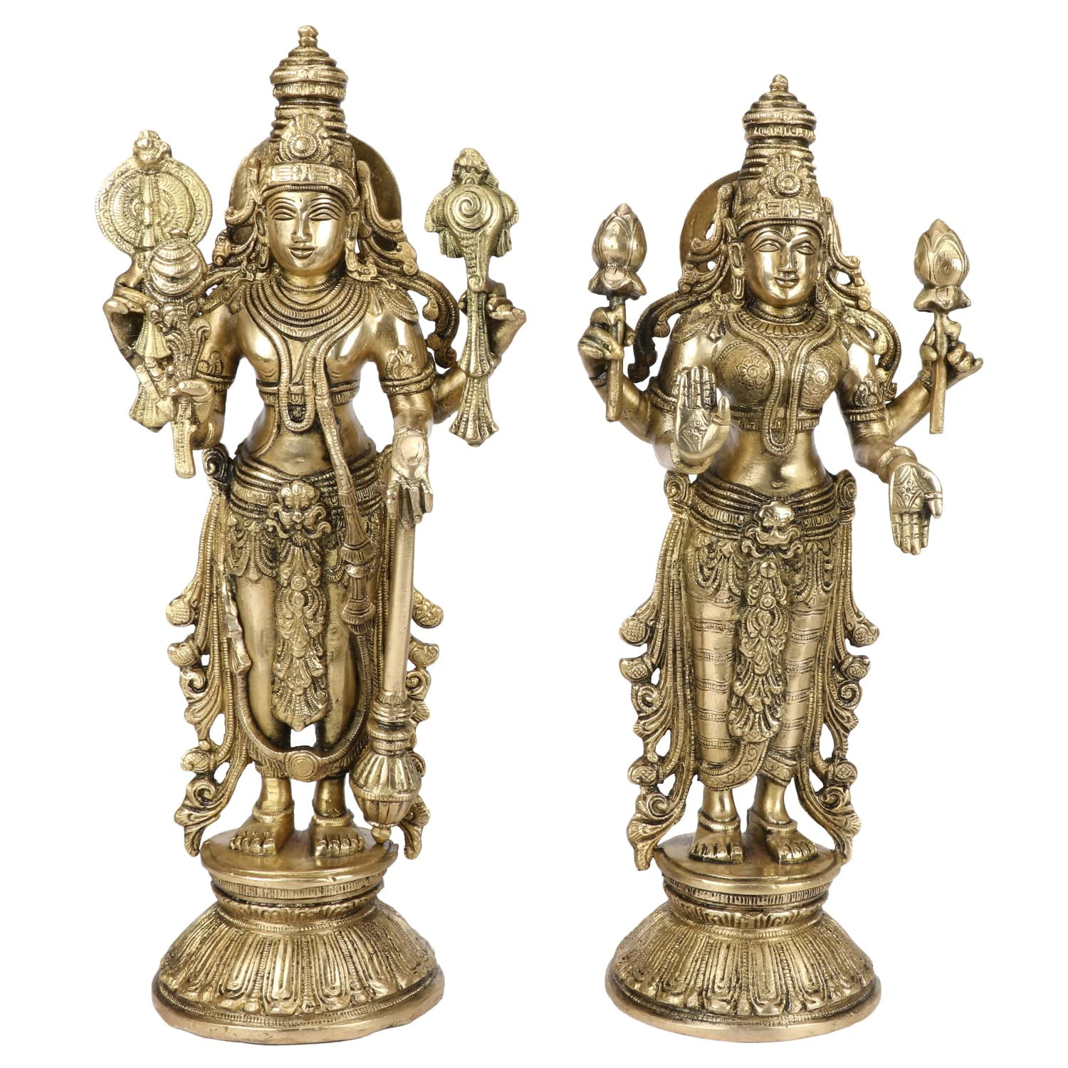 Brass World Brass Maa Laxmi Vishnu Murti Ma Luxmi Laxhmi Lakshmi Idol ...