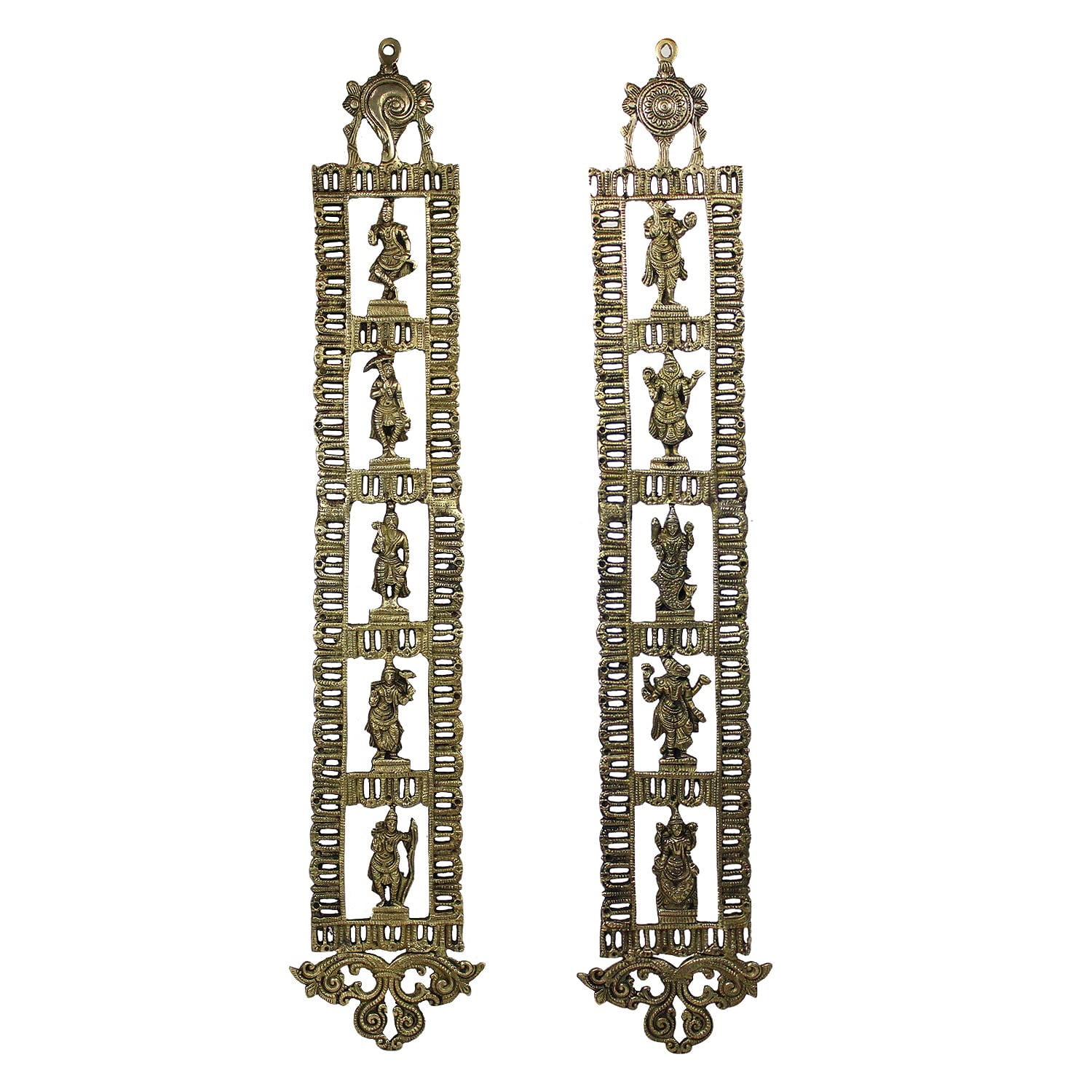 Brass World Solid Brass Dashavatara Dasavatharam of Lord Vishnu Shanku ...