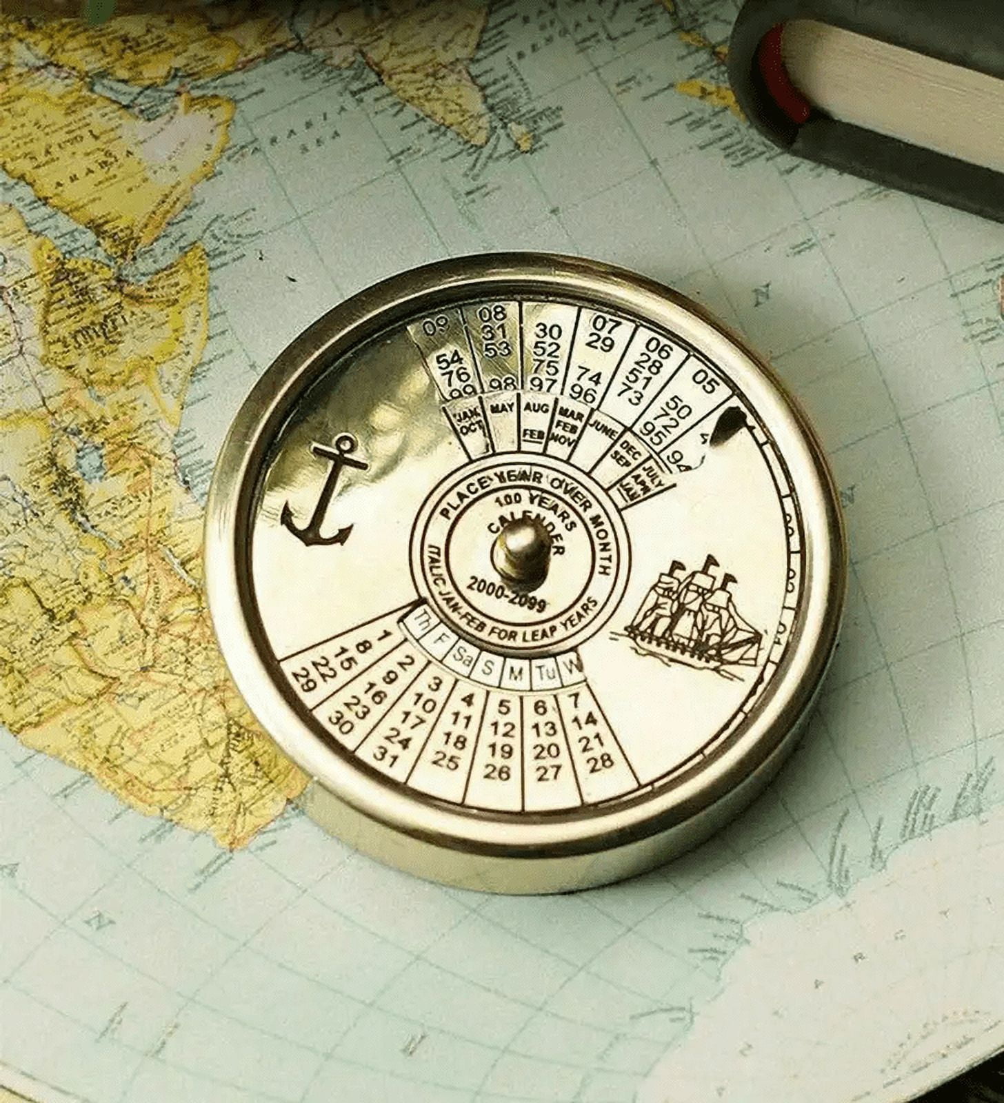 Brass World Timer - Pocket World Time - Little- Nautical / Maritime ...