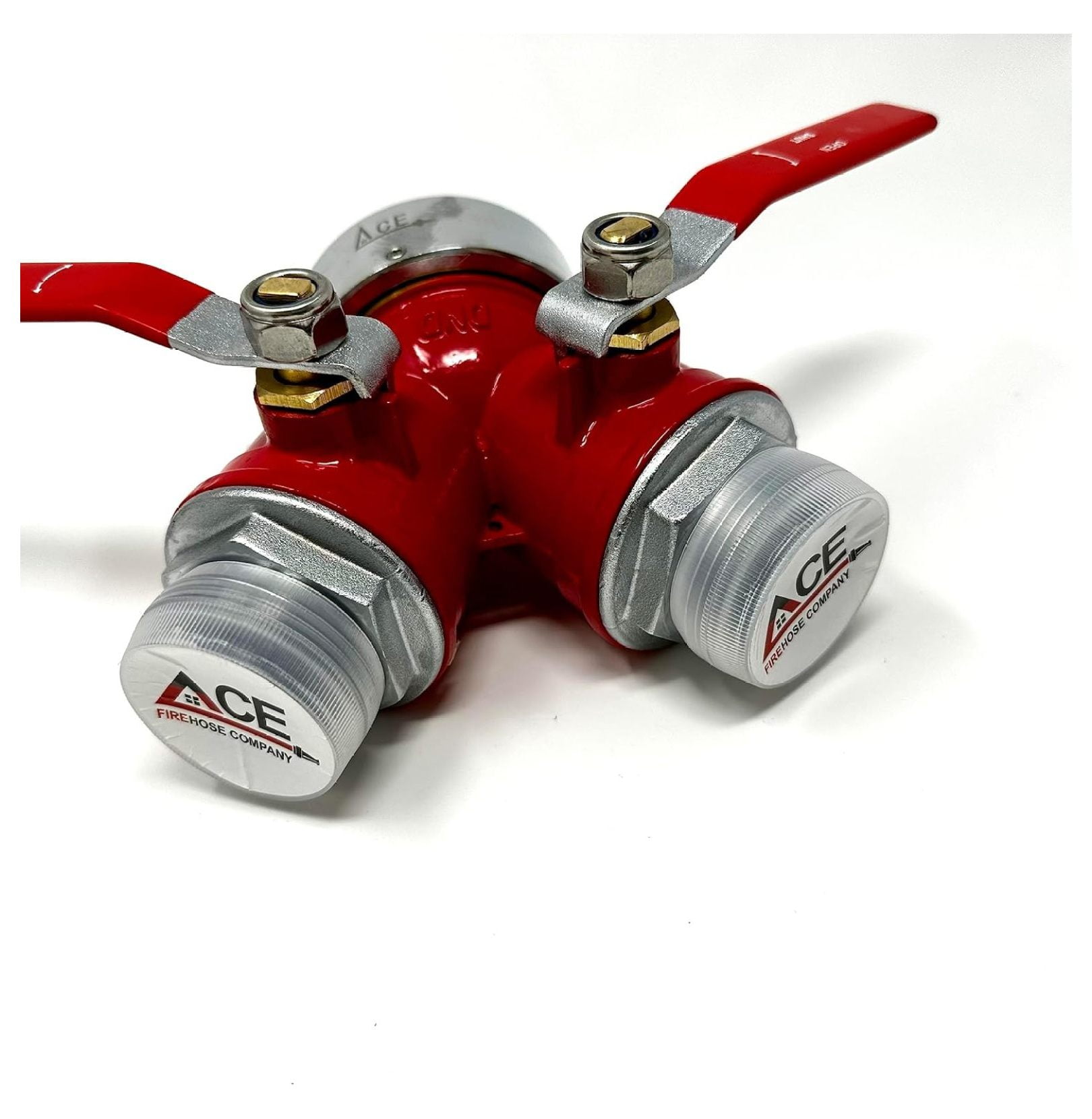 Brass Wye fitting Fire Hydrant Splitter Gated 2.5" x 1.5" | High ...