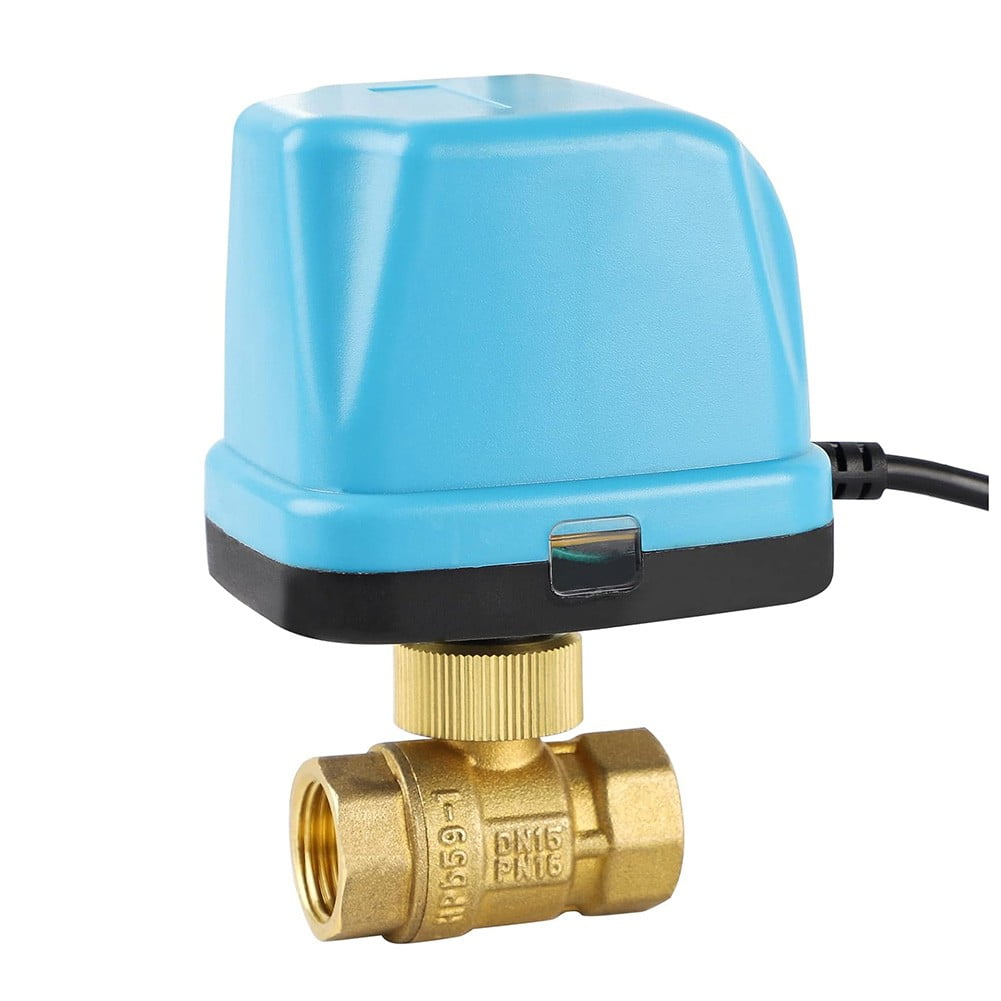Brass Electric Ball Valve 2-Wire -Control Bidirectional Motor Ac110-220V 2-Way - Walmart.com
