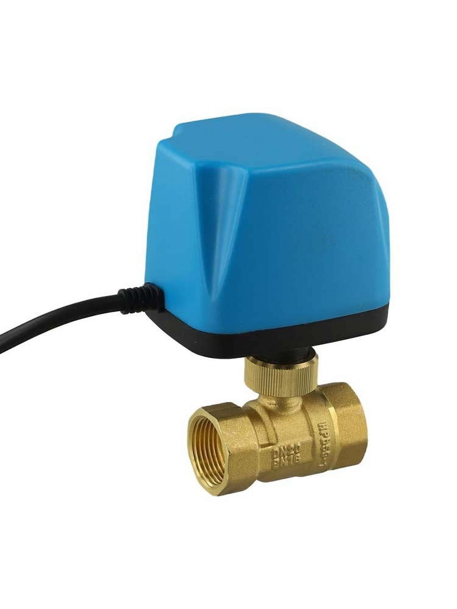 Brass electric ball valve three-wire two-control bidirectional motor 220V 2-way - Walmart.com
