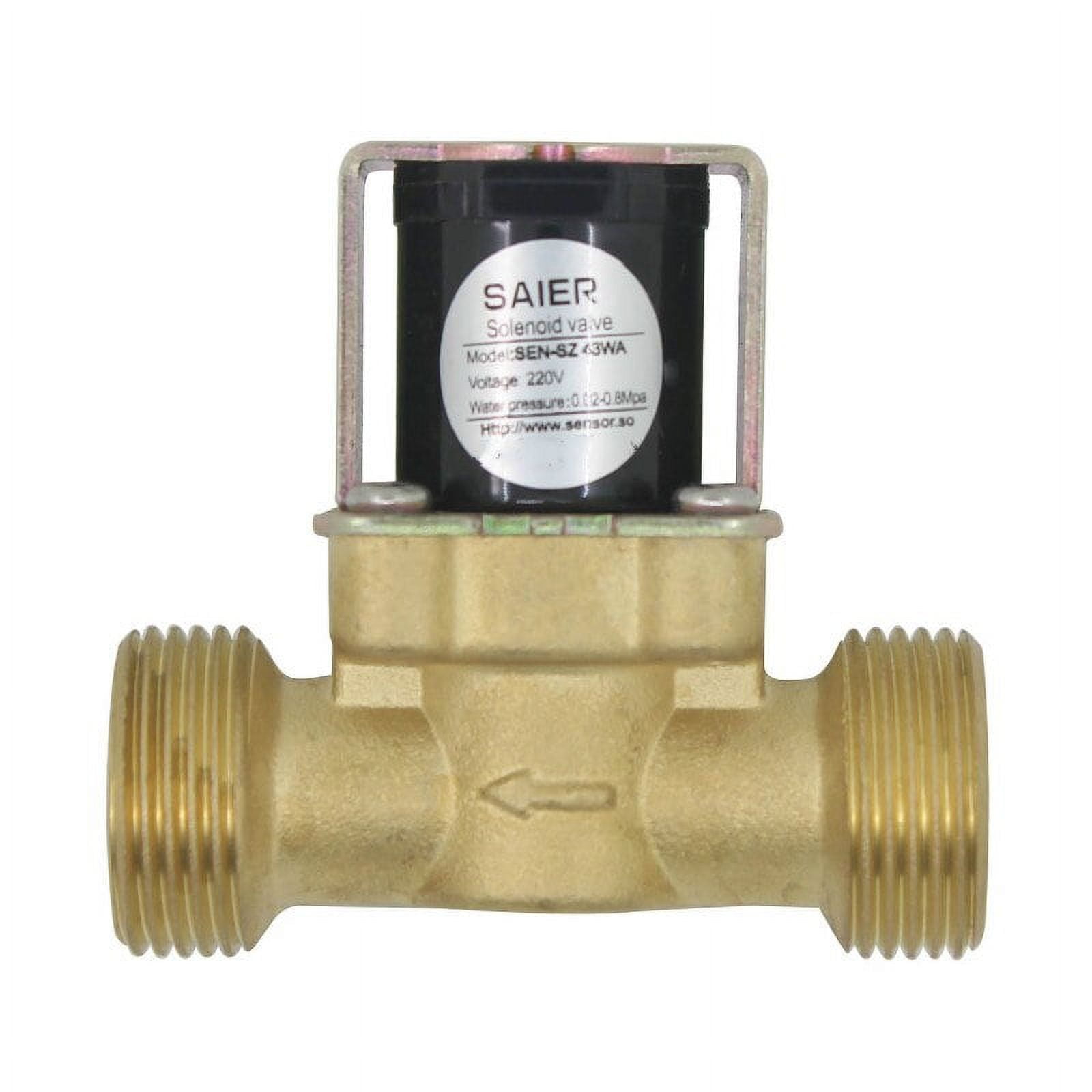 Brass electric solenoid valve BSP DC12v 24v 220v Water Air Inlet Flow ...