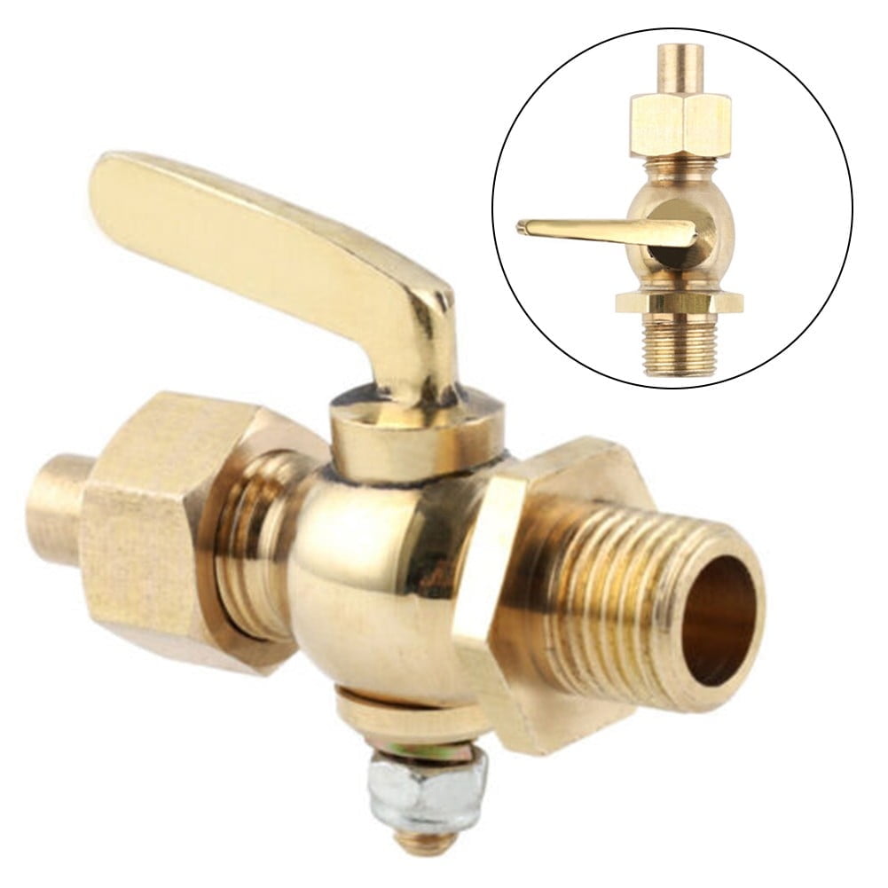 Brass petcock 1/8\"-1/4\" fuel tap Suitable for vintage motorcycles ...